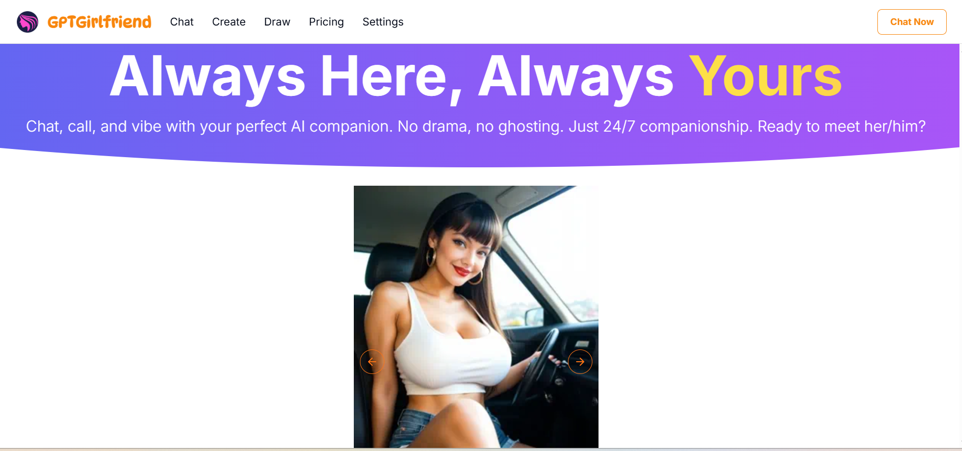Girlfriend GPT AI (2025 Review): Chat Features & Pricing ...